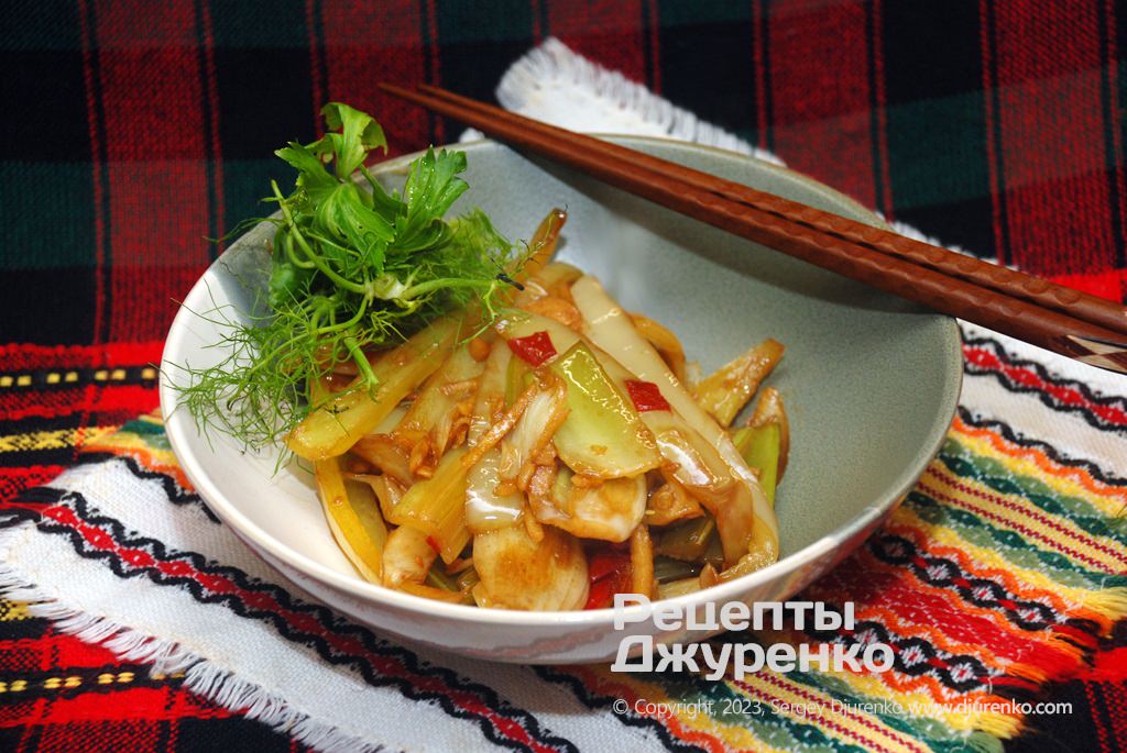 Овощи стир-фрай в ароматном соусе